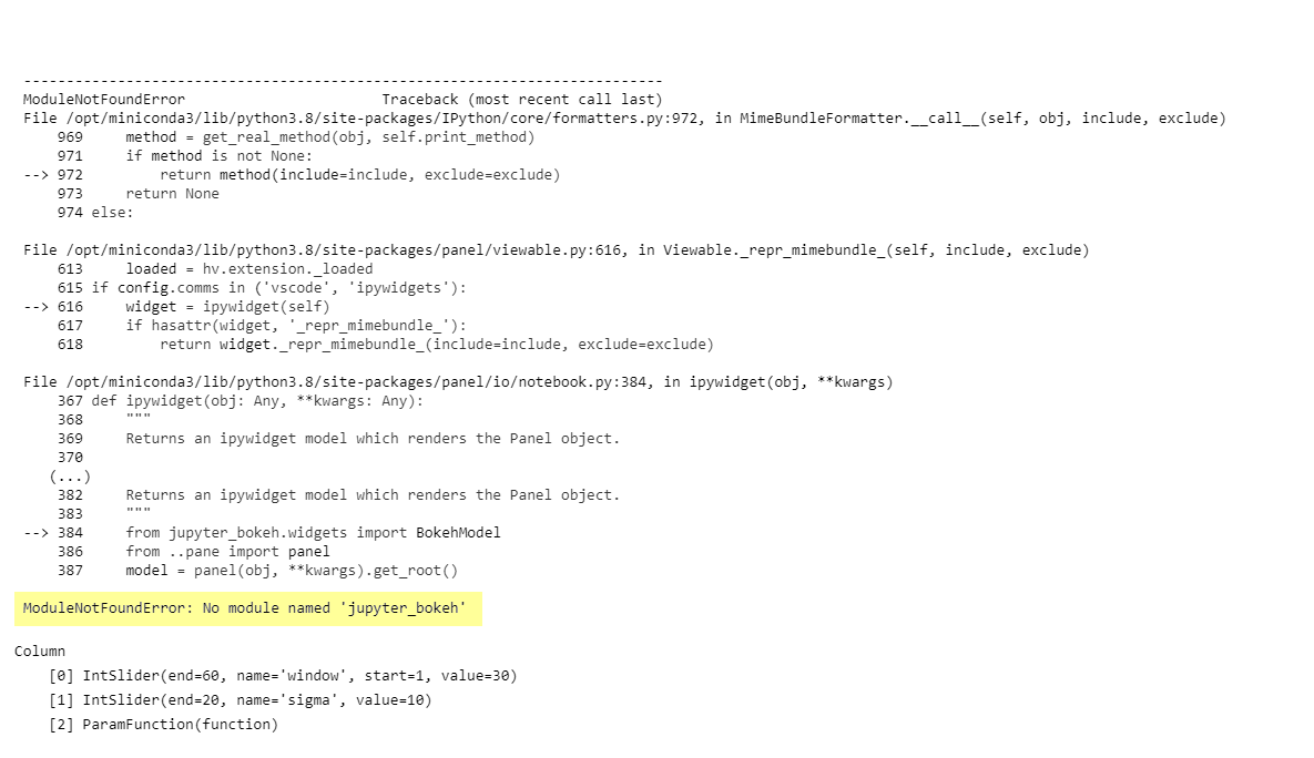 Add Missing Dependency `jupyterbokeh` For Bokeh And Panel · Issue 6895 · Quantconnectlean