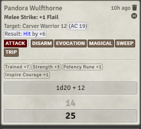 Damage Buttons missing after using Hero Point · Issue #4751 · foundryvtt/pf2e · GitHub