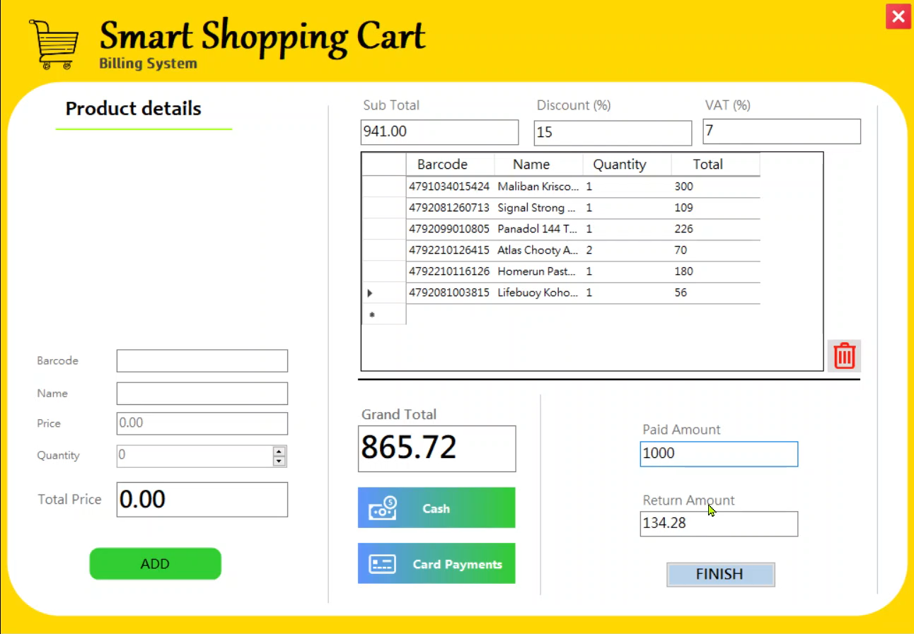 GitHub - Anuradha987/Billing-System: A software created for the billing ...