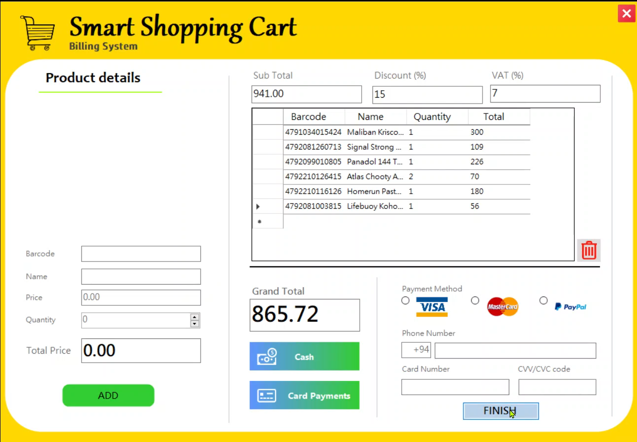 GitHub - Anuradha987/Billing-System: A software created for the billing ...