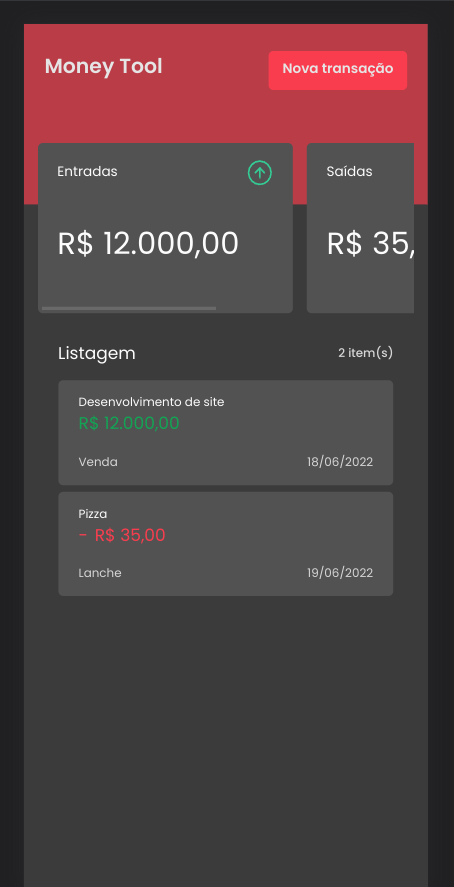 Github Ericdk89 Moneytool Projeto Para Controlar Transações