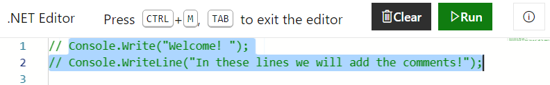 Easy way to add and remove comments to multiple lines · Issue #119 · microsoft ...