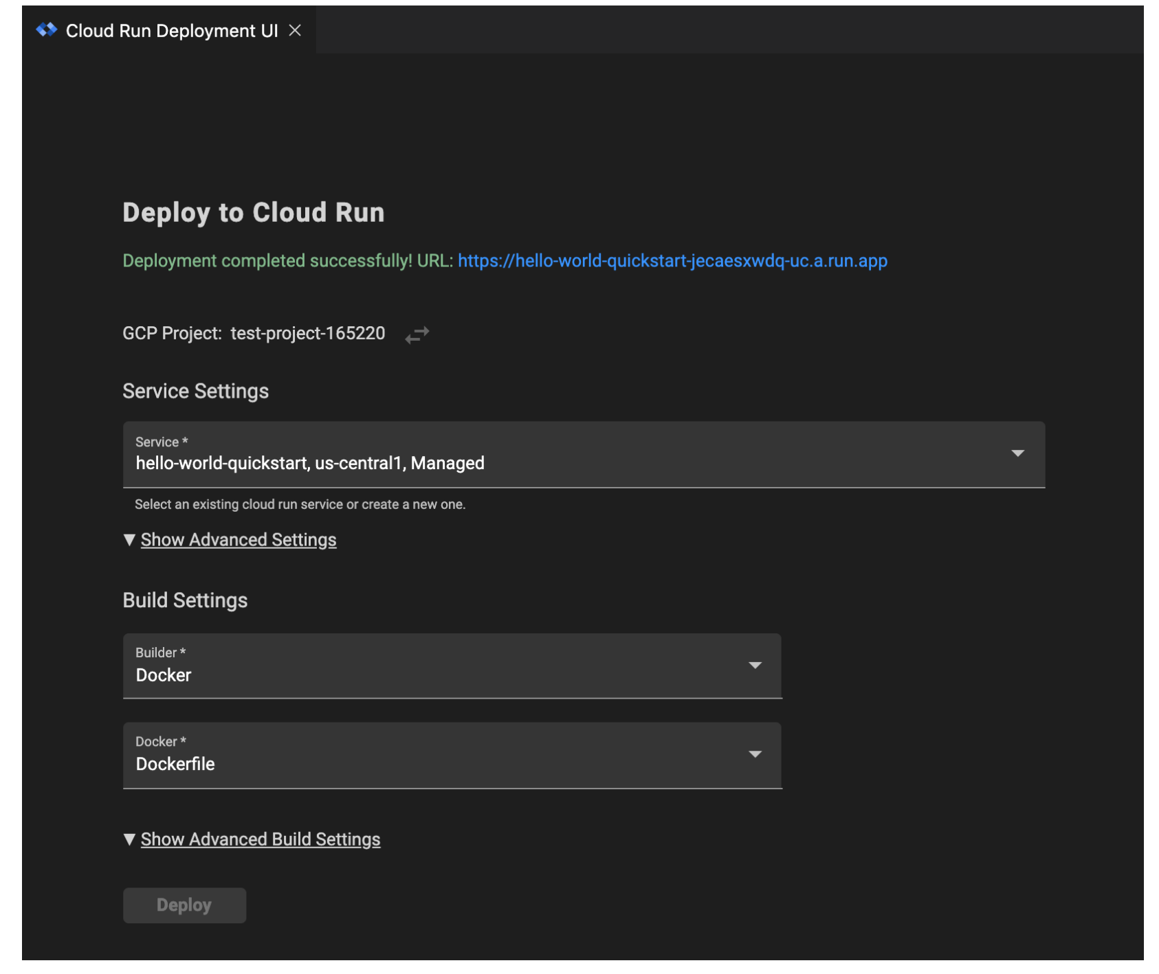 Deploy to Cloud Run fails to load due to missing permission "container.clusters.list" · Issue ...
