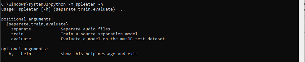 spleeter-native on Windows fails with command not recognized · Issue #8 · diracdeltas ...