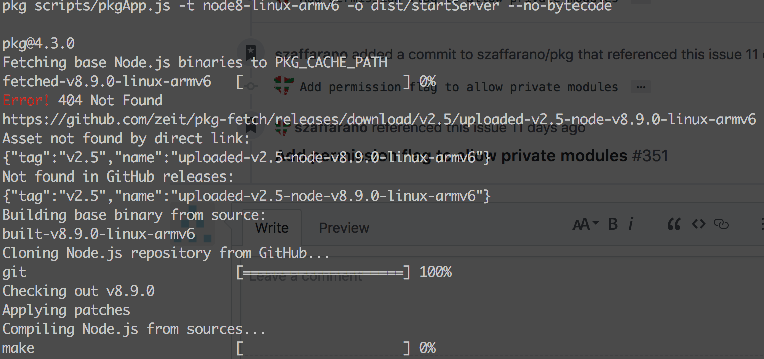 Cross-CPU compilation (kind of). ARM. Raspberry Pi · Issue #145 · vercel/pkg · GitHub