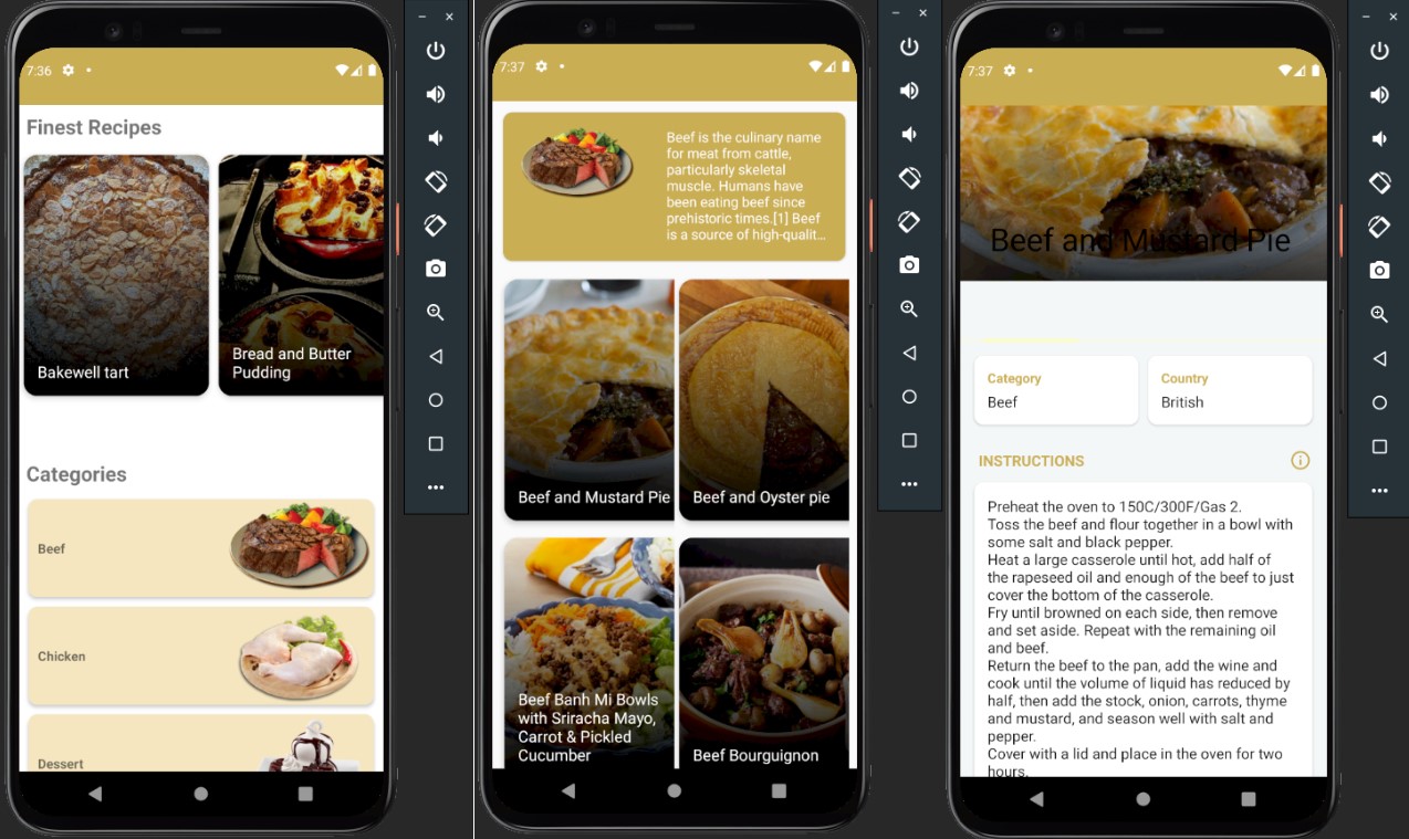 GitHub - mo-ghoniem/recipeez-app: Android app that gets recipes for meals based on categories ...