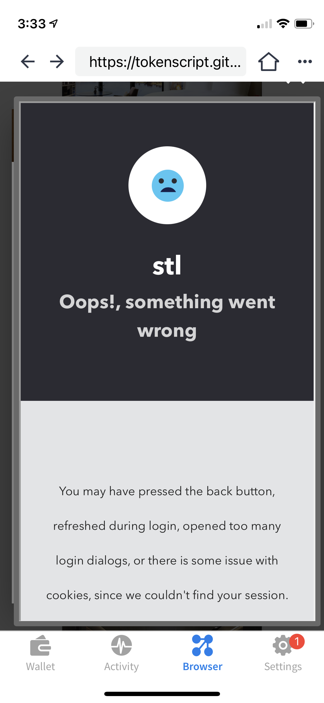 AW browser UX with Token Negotiator · Issue #286 · SmartTokenLabs/token-negotiator · GitHub