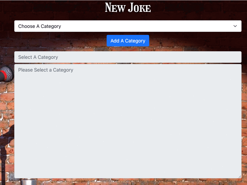 GitHub - kirkhahn11/joke-app: A fullstack Joke app