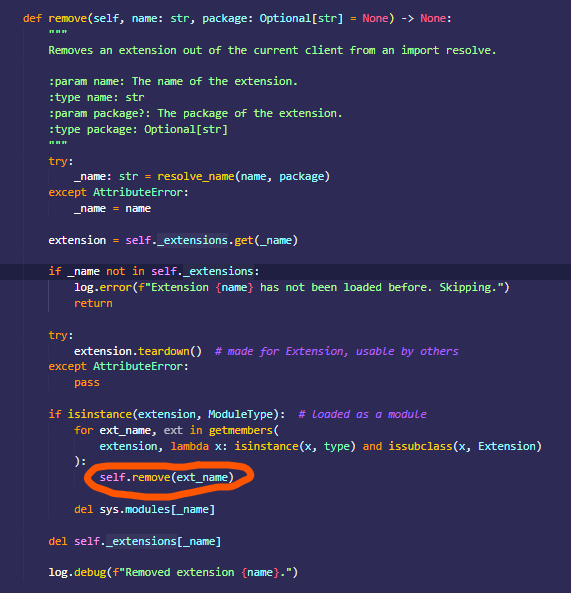 [BUG] Cannot unload cog if class name is equal to file name · Issue #711 · interactions-py ...