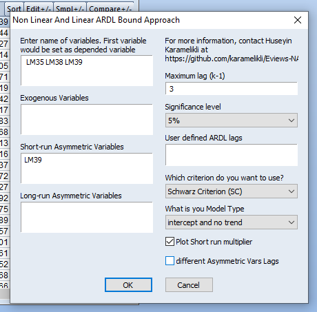 GitHub - karamelikli/Eviews-NARDL