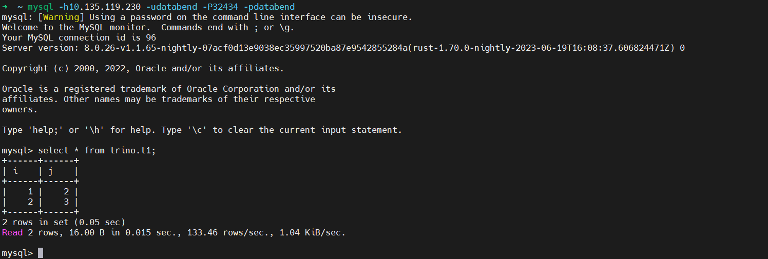 Query failed with Multiple tables matched when connecting to Databend in MySQL connector · Issue ...