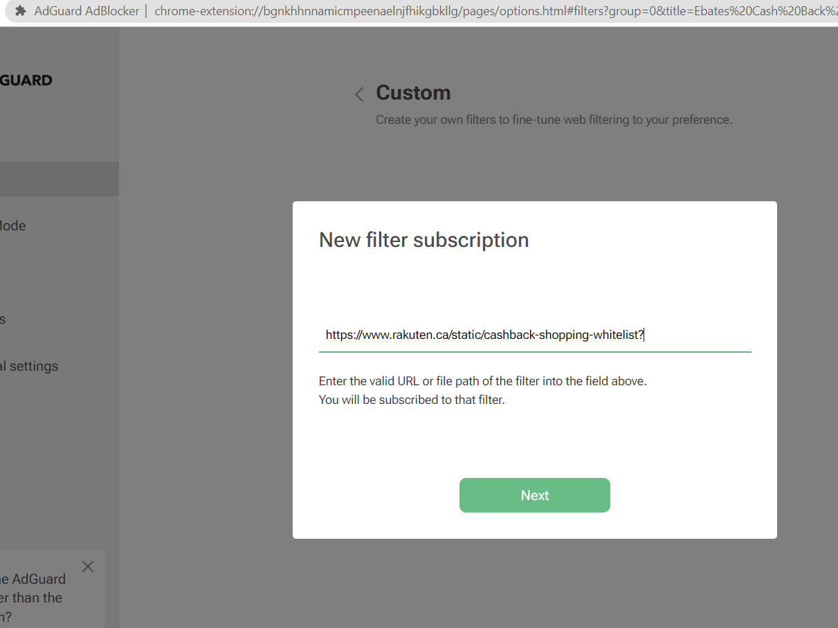 Rakuten Canada cashback links were being blocked · Issue #130494 · AdguardTeam/AdguardFilters ...