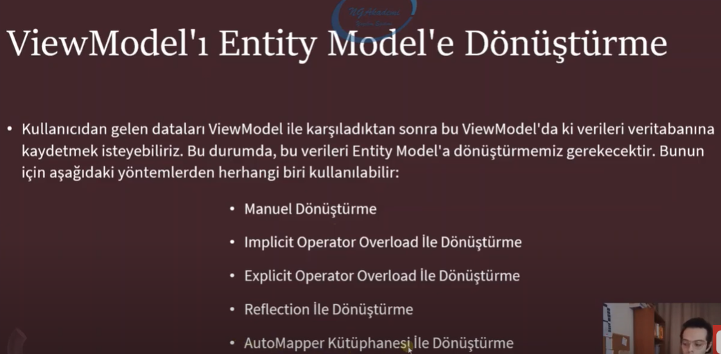 GitHub - fatihsaridag/ViewModel-Example: ViewModeli ve dönüştürülmesini ...