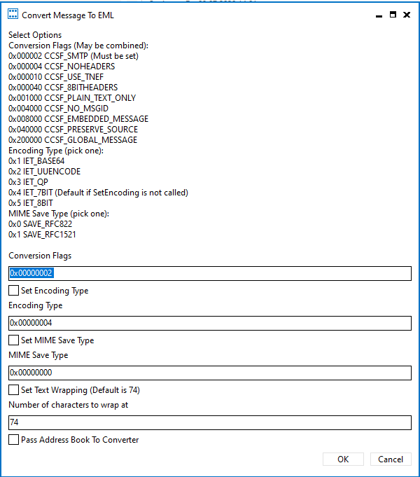 Batch .eml export, defining export settings only once for all messages · Issue #392 · microsoft ...