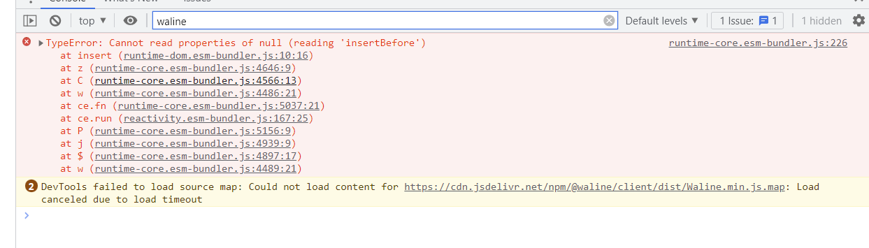 waline一直在加载，评论出不来，可能是什么问题 · walinejs · Discussion #1123 · GitHub