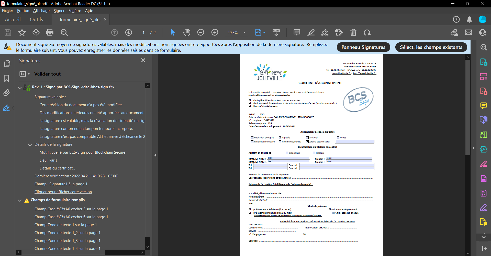 Saving The Form Invalidates The Signature Of The Pdf File When The Pdf Is A Form · Issue 14816 