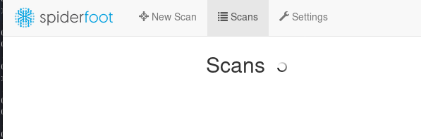Infinite Scan Loading · Issue #972 · smicallef/spiderfoot · GitHub