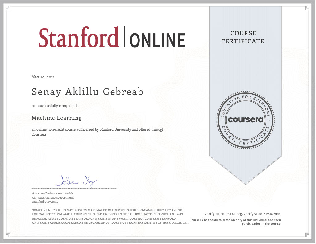 GitHub - SenayGe/Machine-Learning-Coursera-Assignment-Solutions: Machine Learning [Coursera ...
