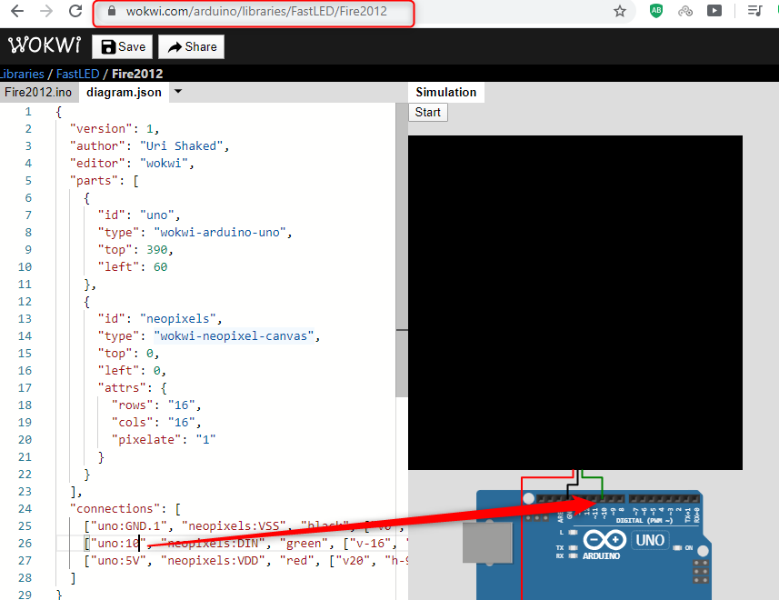 diagram.json file fails to load for the second project · Issue #15 · wokwi/wokwi-features · GitHub