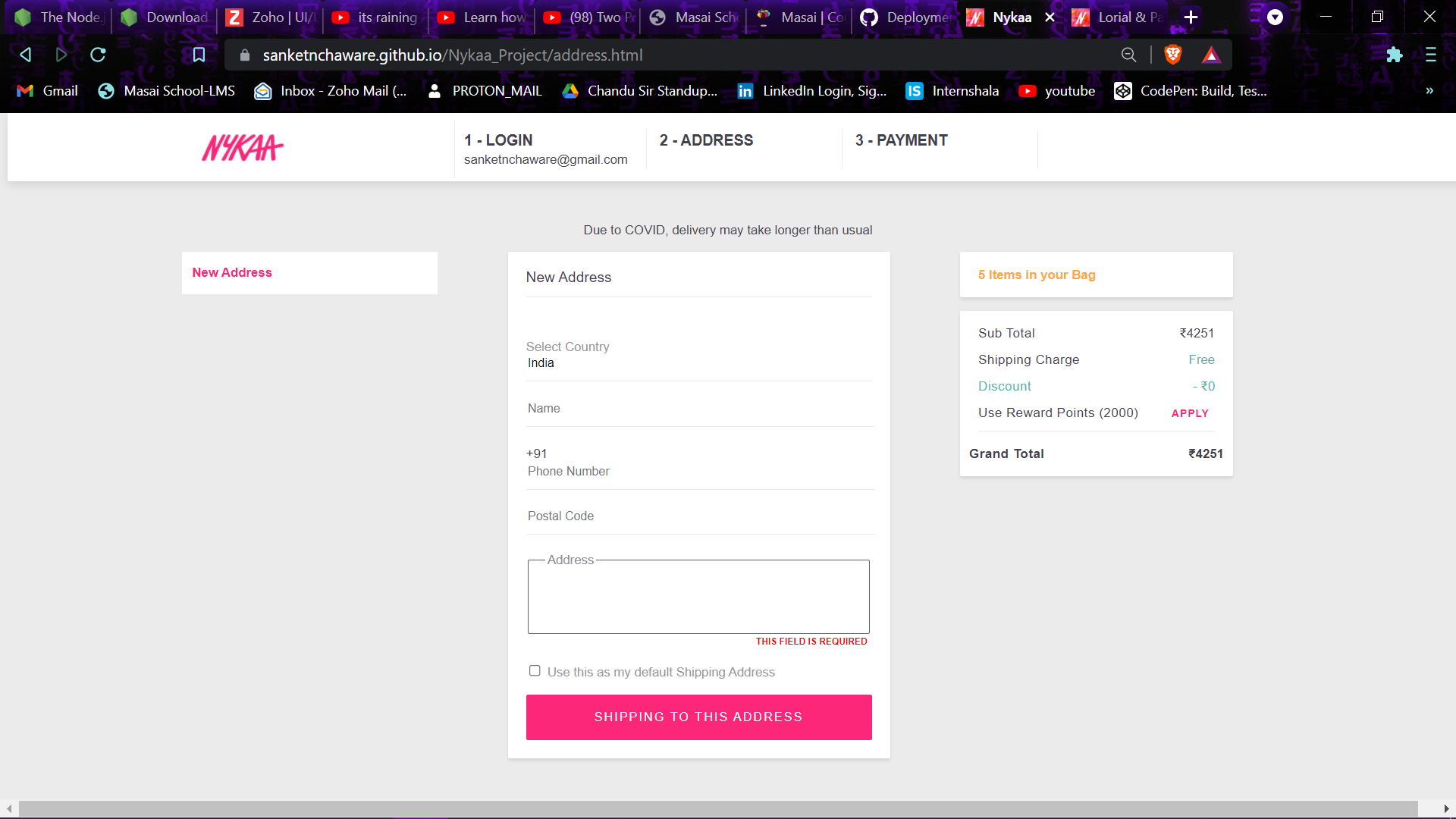 GitHub - RaniKamna/Nykaa-clone: Nykaa is an Indian e-commerce company, founded by Falguni Nayar ...