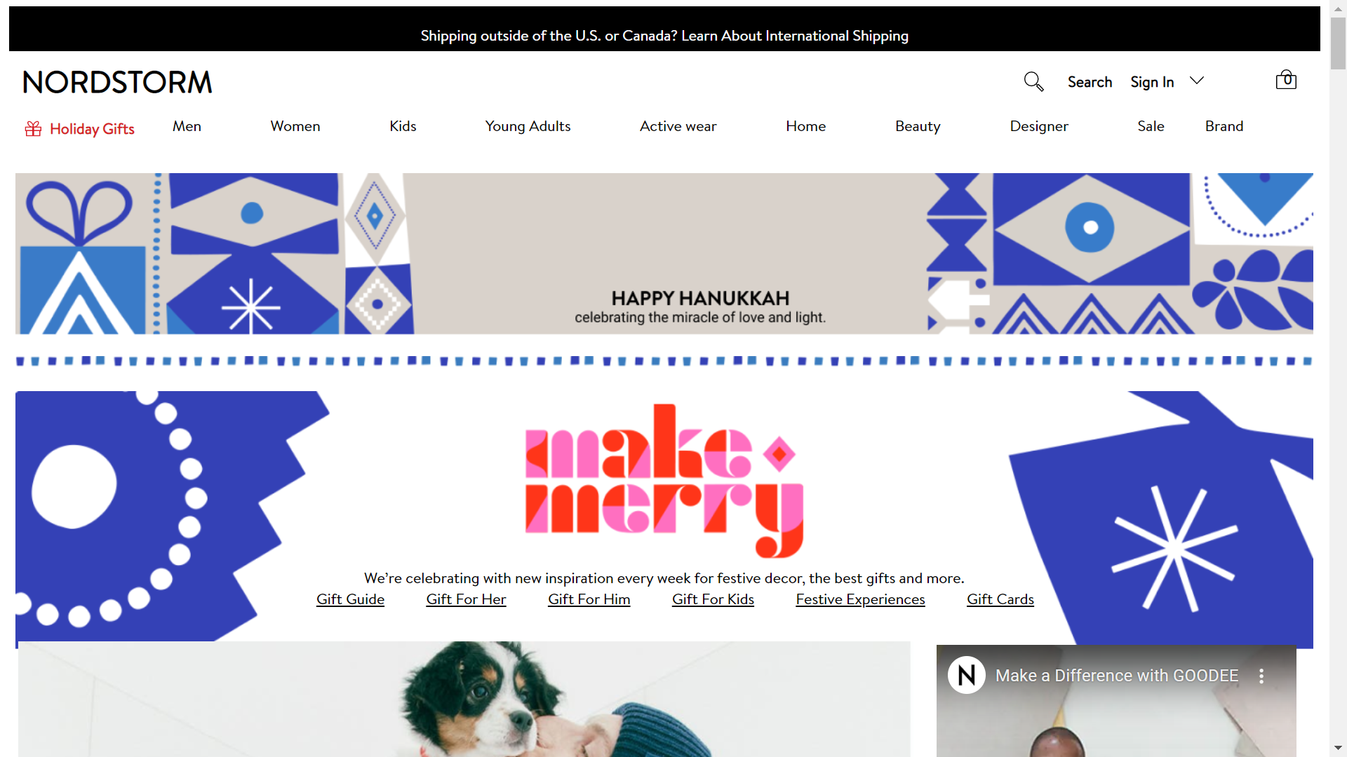 GitHub - sanketnchaware/Project_NordStorm: Clone of Nordstorm | E-commerce Website | An American ...