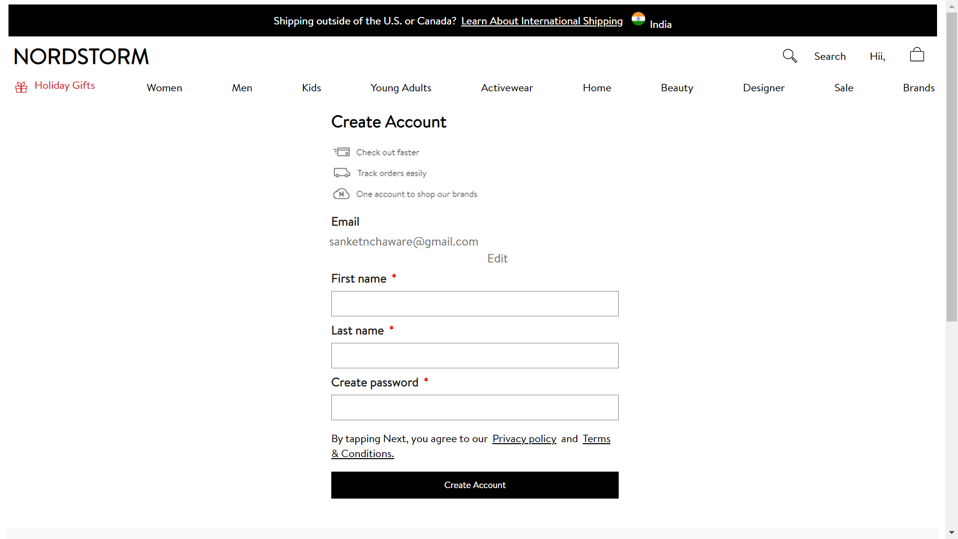 GitHub - sanketnchaware/Project_NordStorm: Clone of Nordstorm | E-commerce Website | An American ...