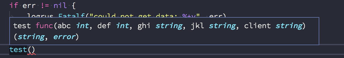 Go Function Signature in the statusbar · Issue #1657 · microsoft/vscode ...
