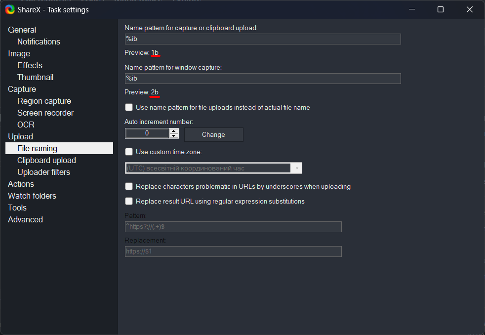 `ib` Doesnt Work In File Naming Patterns · Issue 6583 · Sharexsharex · Github