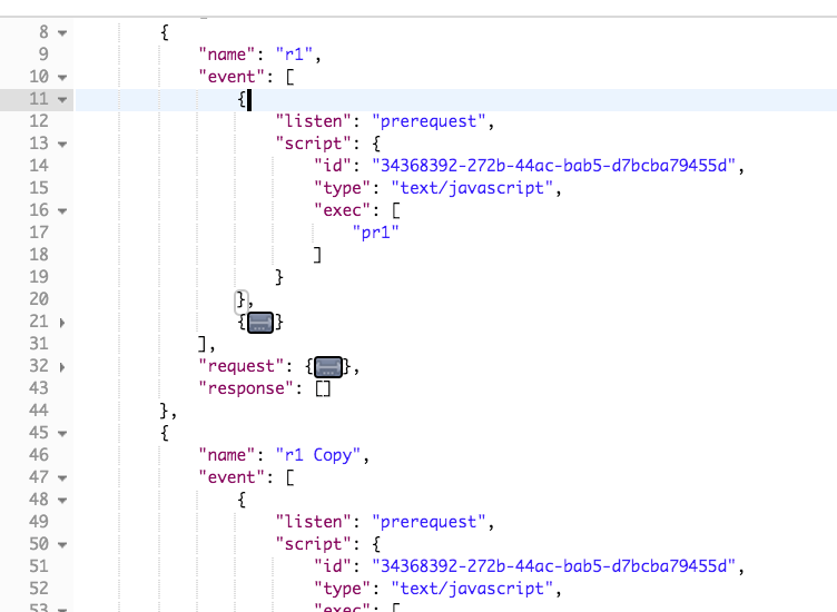 Script Id Should Be Unique For A Duplicated Request · Issue 4802 · Postmanlabspostman App