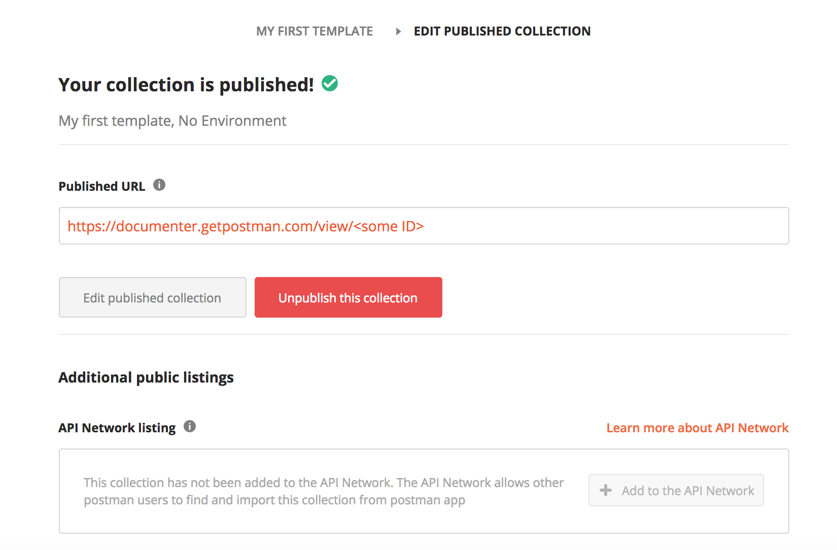 Add A Copy Link Button When The Published Url Is Shown · Issue 5677 · Postmanlabs Postman App
