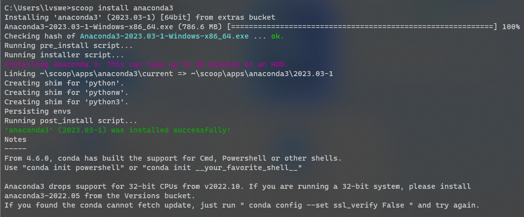 [Bug]: Anaconda3-2023.03-Windows-x86_64.exe failed to install · Issue ...