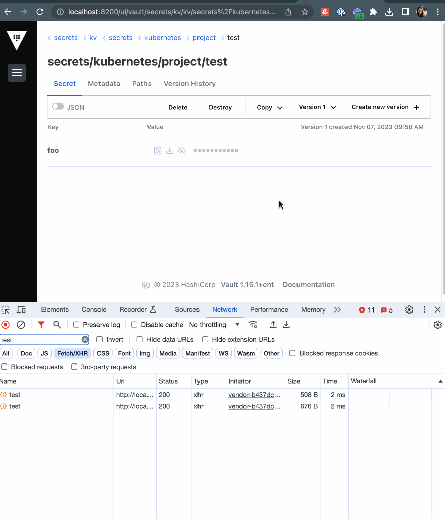 UI - user can't delete secret · Issue #23941 · hashicorp/vault · GitHub