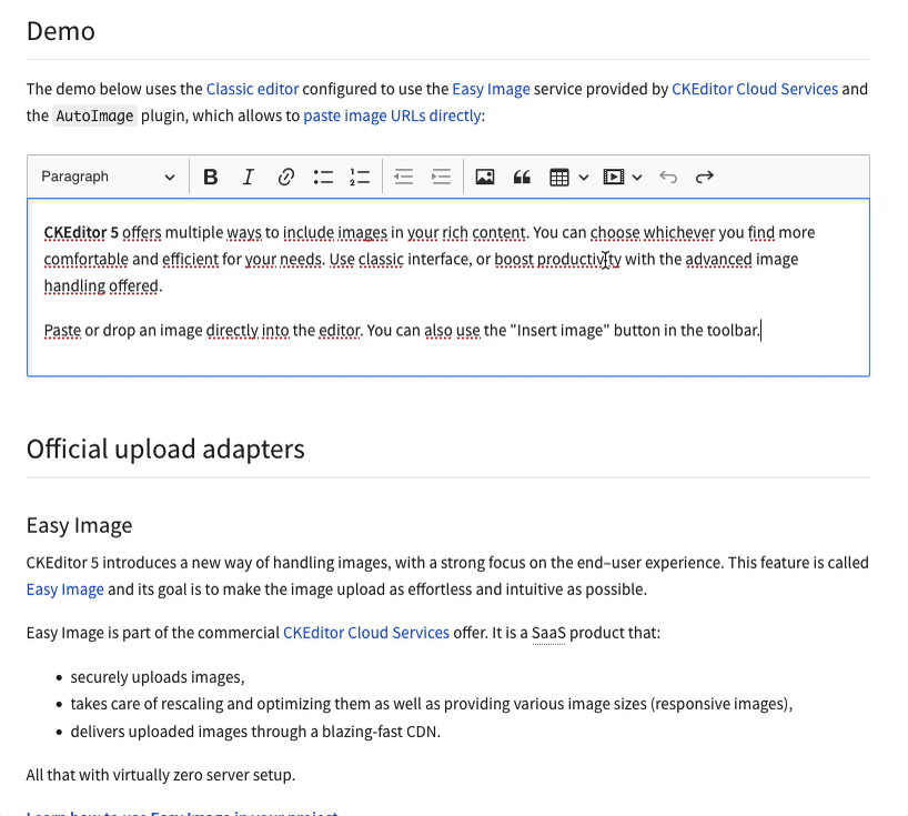 Image upload error - image disappears when moved · Issue #11953 · ckeditor/ckeditor5 · GitHub