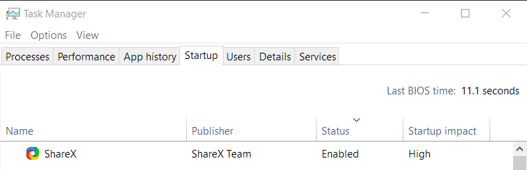 ShareX can not auto start after win10 boot done · Issue #6659 · ShareX/ShareX · GitHub