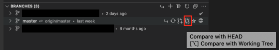 Compare With Working Tree From Branches View Not Working · Issue 2385 · Gitkrakenvscode