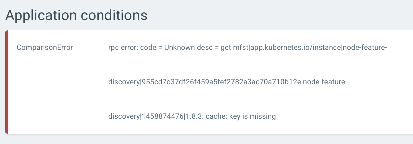 `cache: key is missing` error are displayed in UI when content plugin fails to render the ...