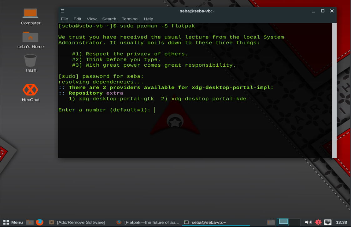 Add Archman to Quick Setup · Issue #412 · flatpak/flatpak.github.io · GitHub