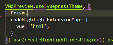 prismjs插件按需引入语言包后, vue类型无法高亮 · Issue #181 · code-farmer-i/vue-markdown-editor · GitHub