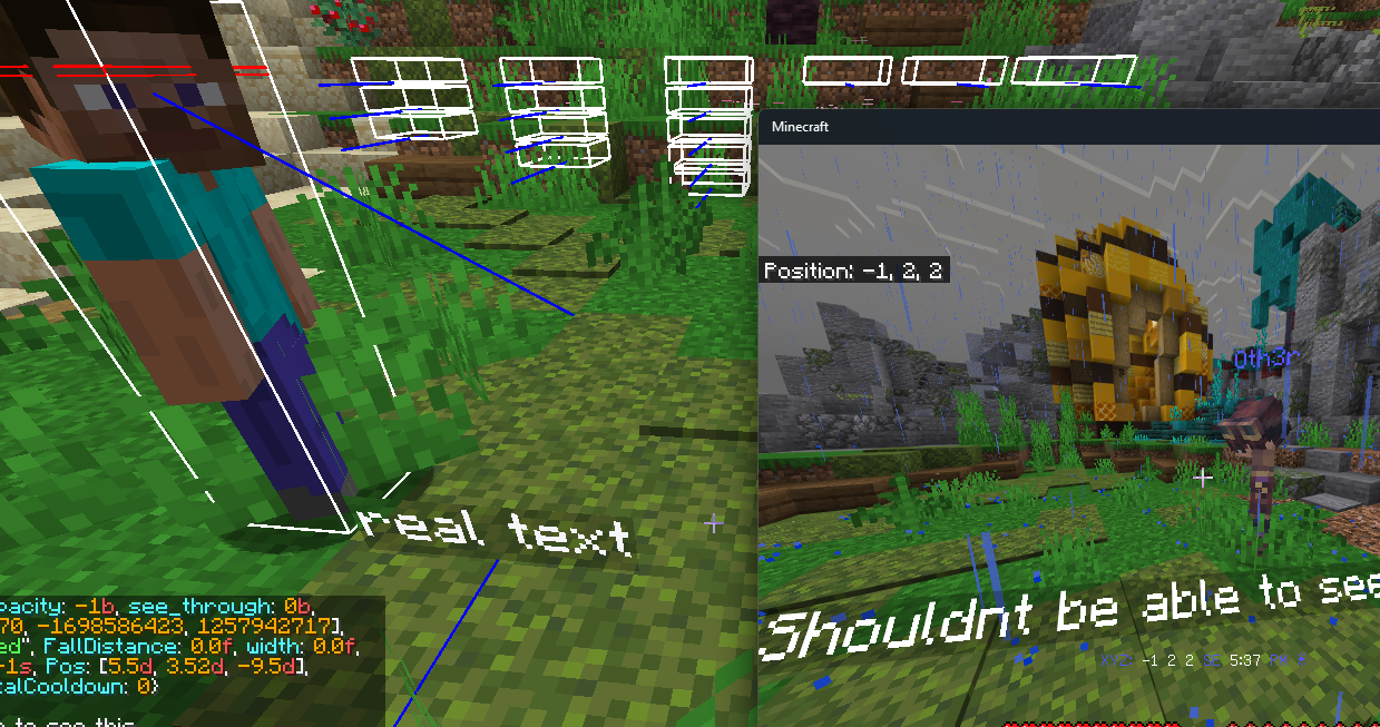 Able to see names of TextDisplay entities on Bedrock, overriding the real text · Issue #4308 ...