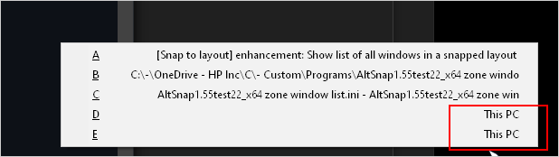 [Snap to layout] enhancement: Show list of all windows in a snapped layout position · Issue #231 ...