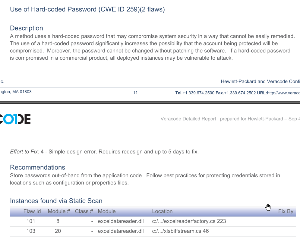 Security Issues Found By Veracode · Issue 429 · Exceldatareader Exceldatareader · Github