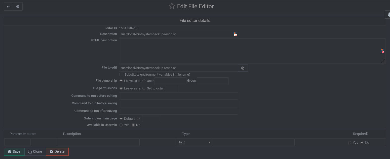 Custom Commands - edit Syntax Highlight not based on file type · Issue #1591 · webmin/webmin ...