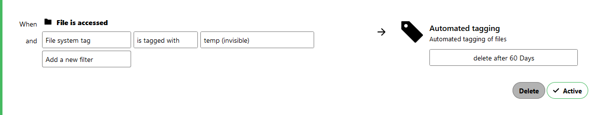Degradation - Automated tagging rules from NC 17 on external Storage stop working after upgrade ...