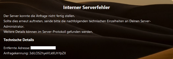 Internal Server error, when URL is opened by not logged in user · Issue ...