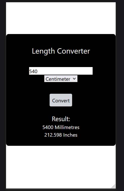 GitHub - ffr00tloops/length-converter