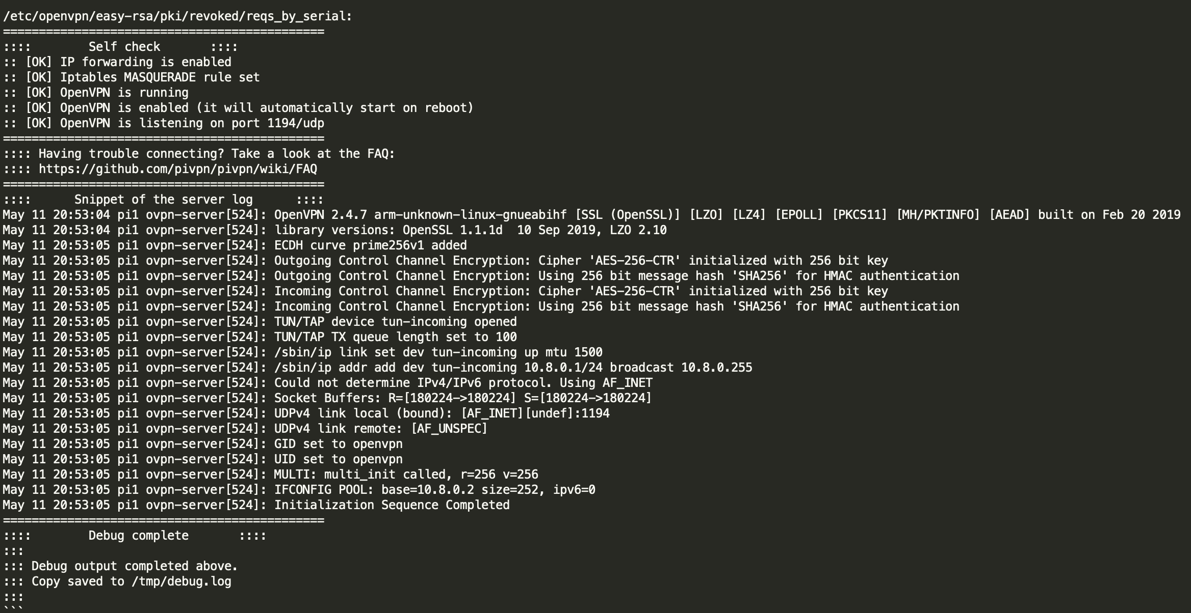 cannot connect .ovpn · Issue #1310 · pivpn/pivpn · GitHub