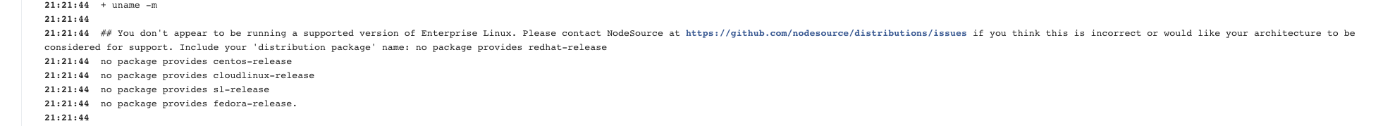 [ERROR] Node.js 18 on Linux2023 Installation fail · Issue #1555 · nodesource/distributions · GitHub
