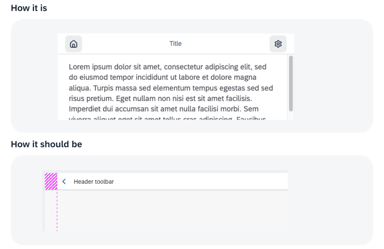Page Wrong Alignment Of The Title · Issue 6787 · Sap Ui5 Webcomponents · Github