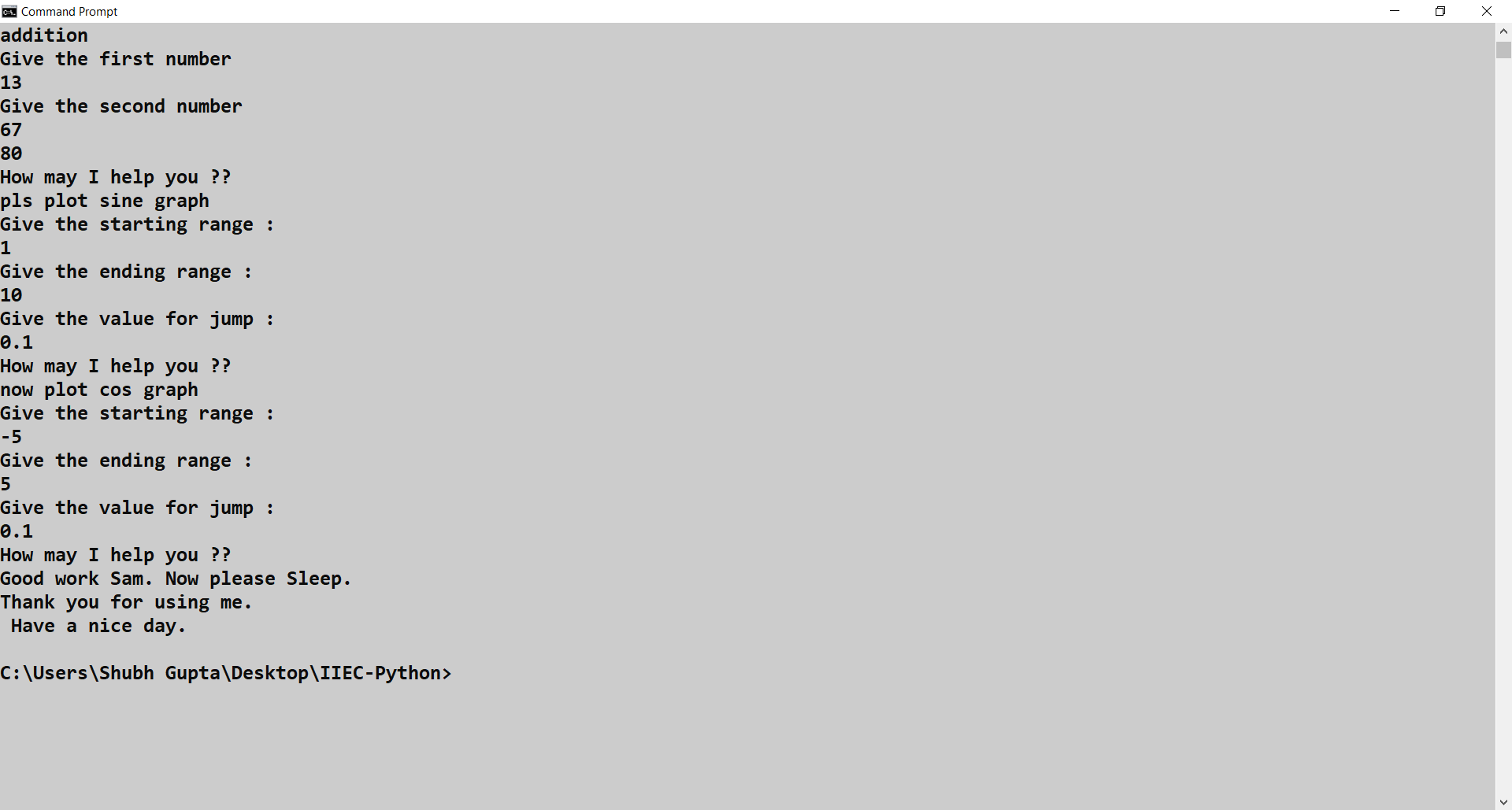 GitHub - shubh-cse/SAM-Desktop-Assistant: SAM is a desktop assistant ...