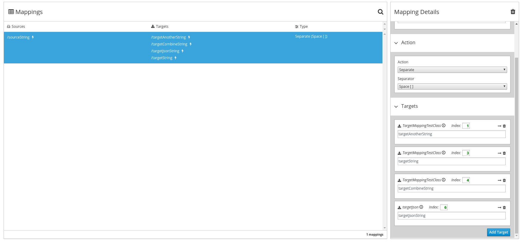 mapping table: consider field order in separate/combine by index rather ...